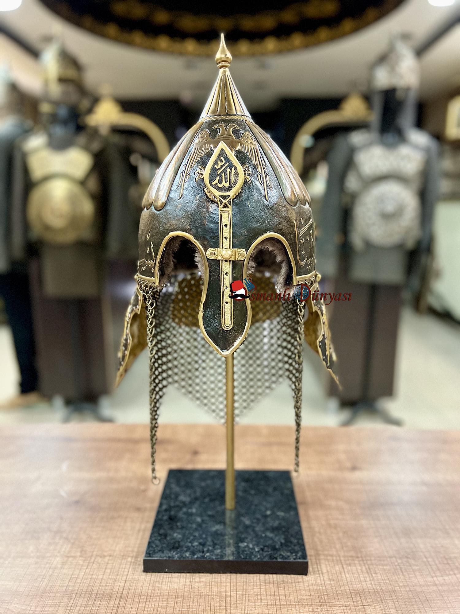 "Seljuk War Helmet: Bring the Grandeur of Turkish History to Your Home ...