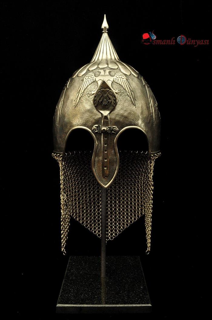 Seljuk War Helmet: A Historical Silver-Plated Symbol of Leadership