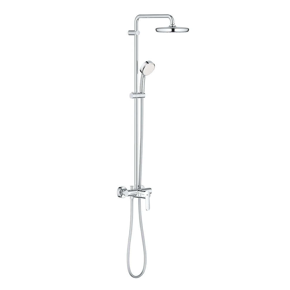 Grohe Tempesta Cosmopolitan 210 Bataryalı Krom Duş Sistemi - Banyotrendy