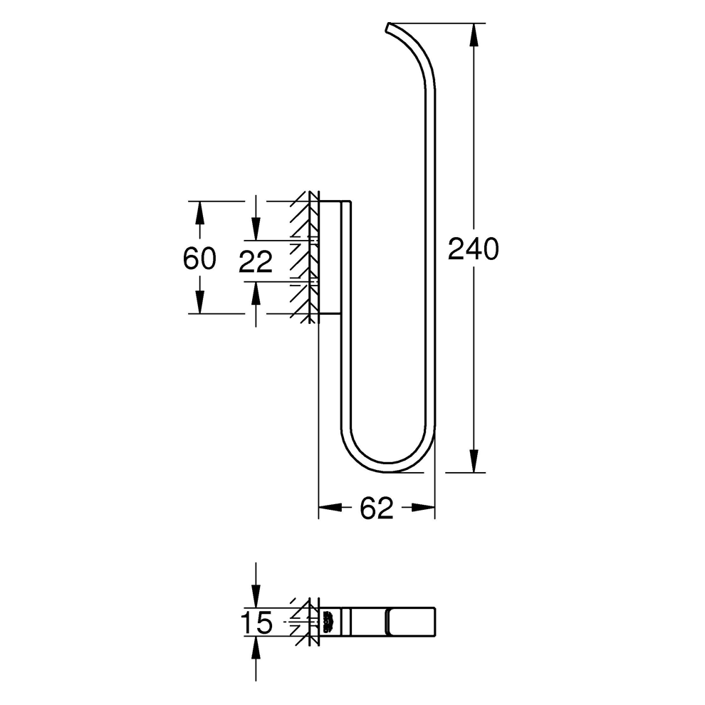 Grohe Selection Brushed Cool Sunrise Yedek Tuvalet Kağıtlığı - Banyotrendy