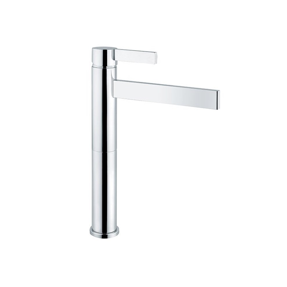 Bocchi Cube Crystal Yüksek Tip Lavabo Bataryası - Banyotrendy