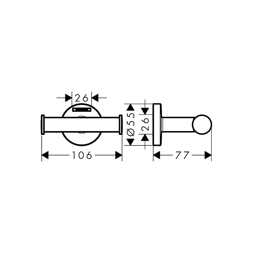 Hansgrohe Logis Universal İkili Askılık - Banyotrendy