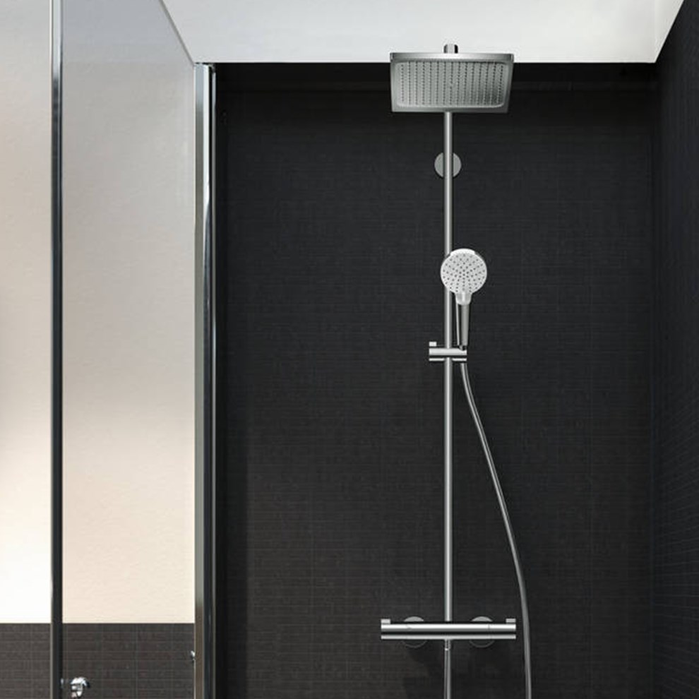 Hansgrohe Crometta 240 Termostatlı Krom Duş Kolonu