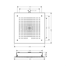 Hansgrohe Raindance E Tepe Duşu 400
