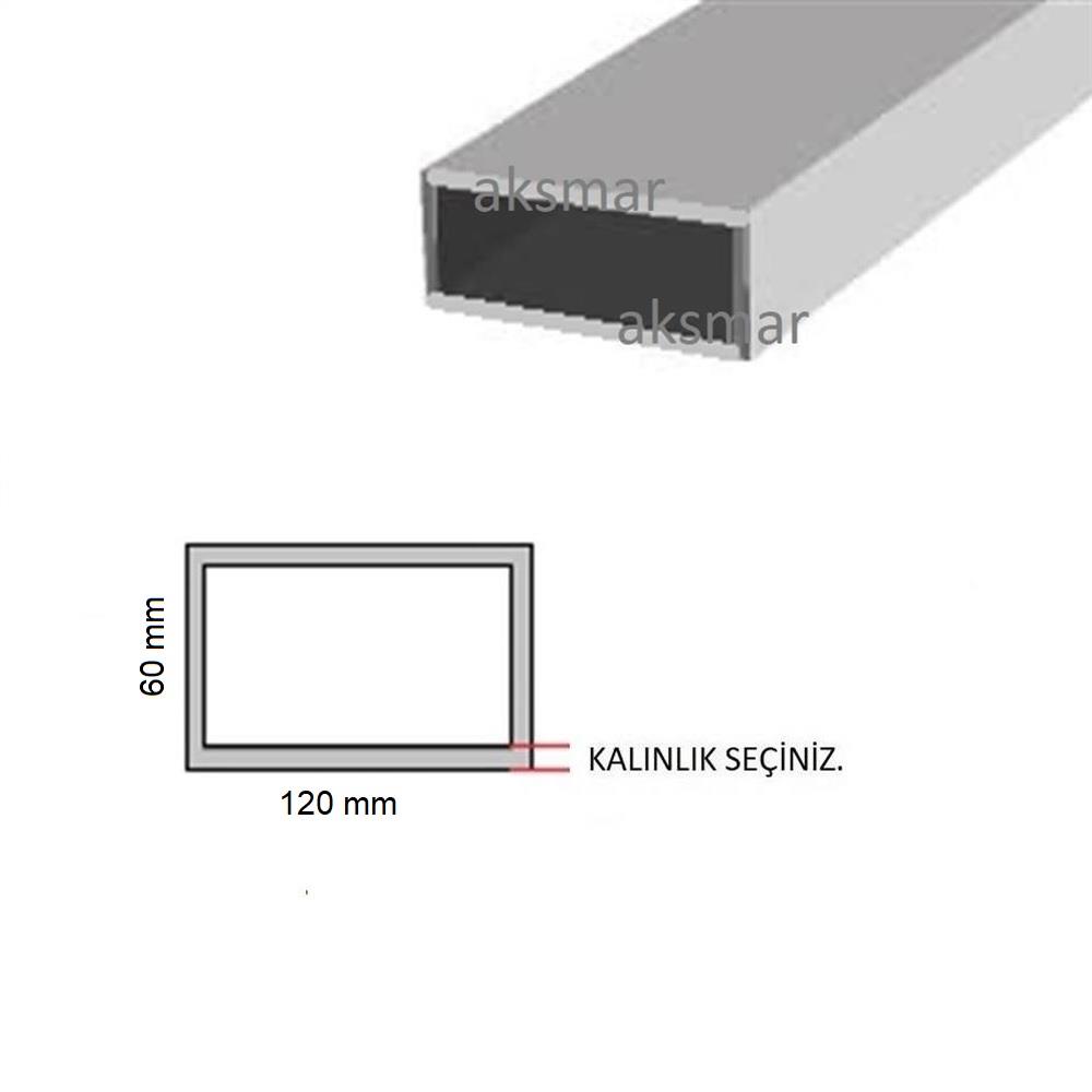 Aluminyum Kutu Profil 120x60
