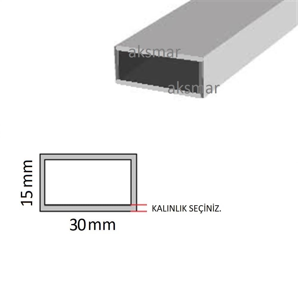 Aluminyum Kutu Profil 30x15