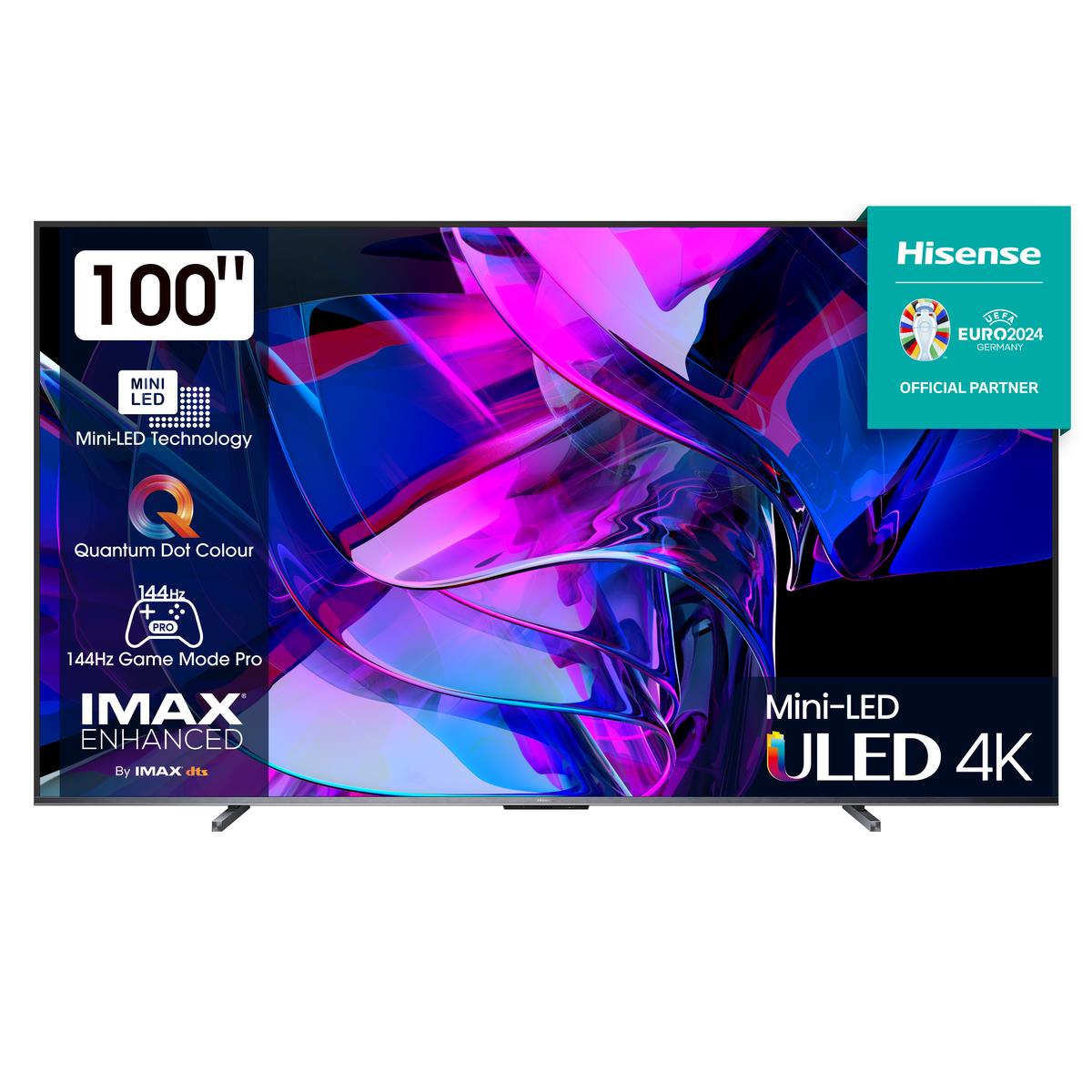 HISENSE 100U7KQ 100" ULED MINI-LED 4K UHD SMART TV TEKNOGOLD | Bir Tıkla Kapınızda!