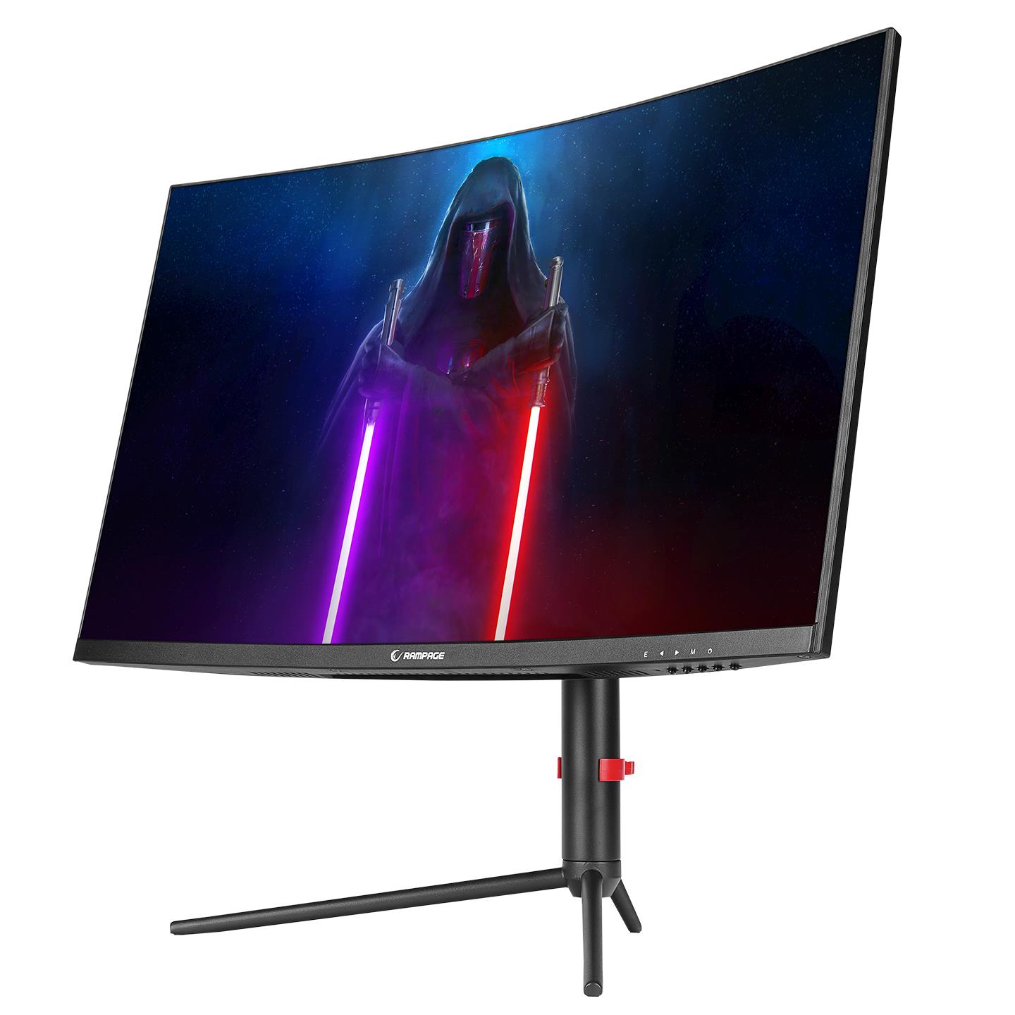 Rampage PRIME PR27R165C 27" 165Hz 1ms CSOT VA Full HD Freesync RGB Pivot PC Curved Oyuncu ...