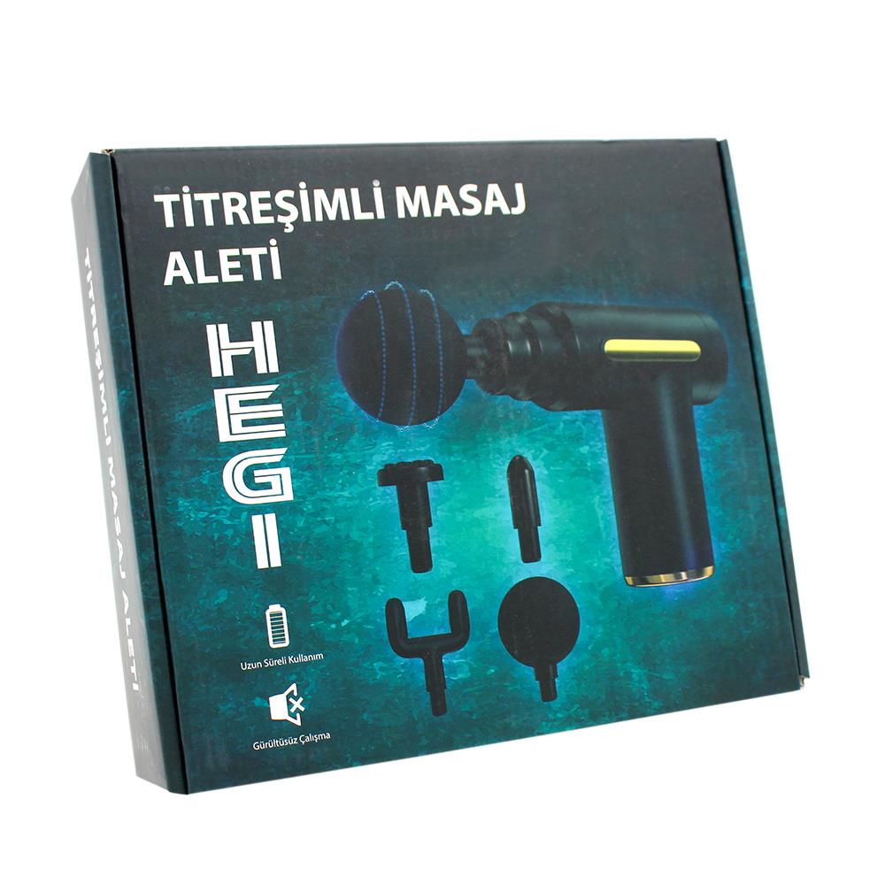 Hamdidede.com'da siyah ve yeşil renkli, titreşimli sarjlı masaj tabancaları arasından HEGI ...