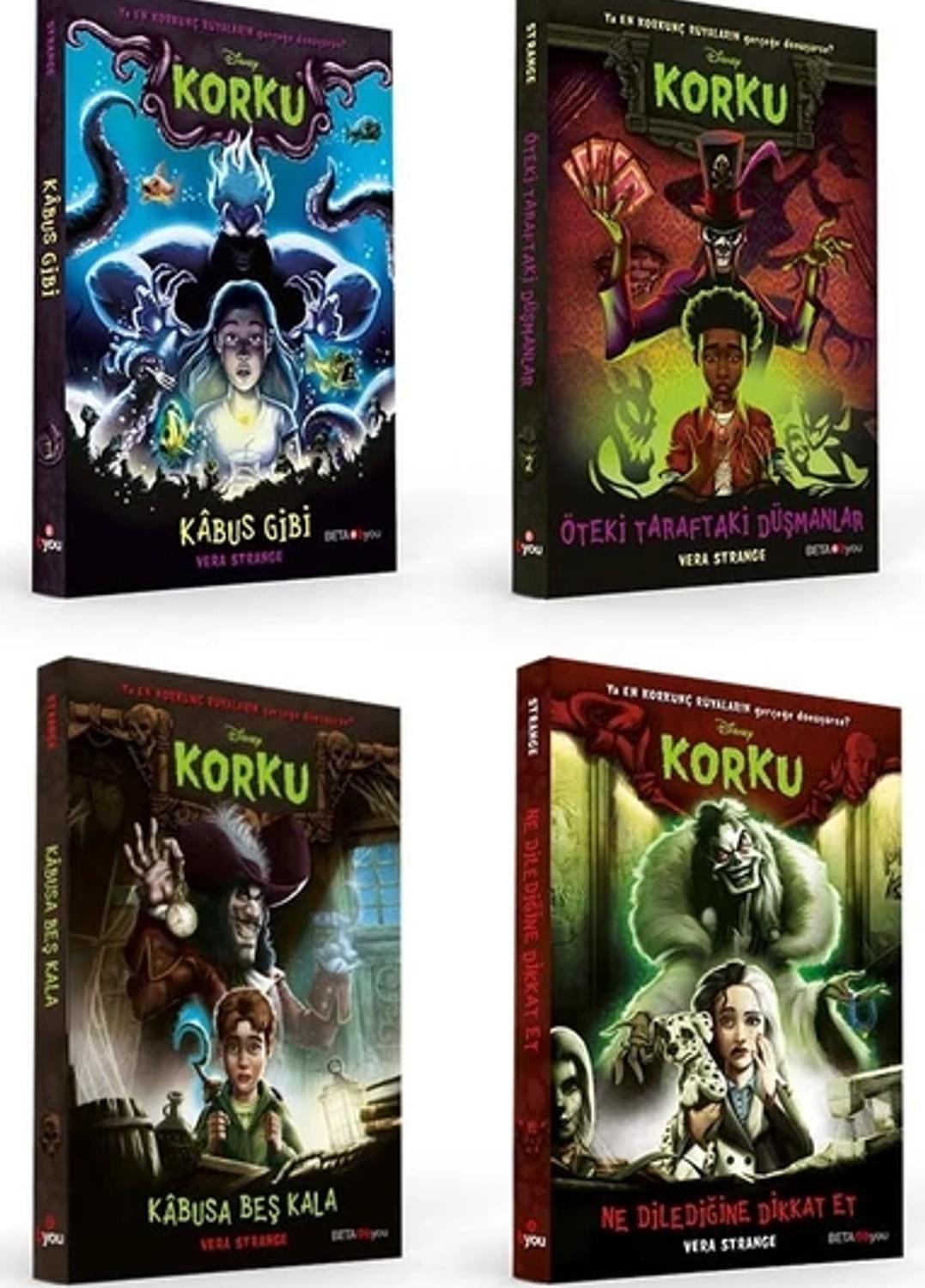 Beta byou Disney Korku Serisi 4 Kitap KTP I gencayofis.com