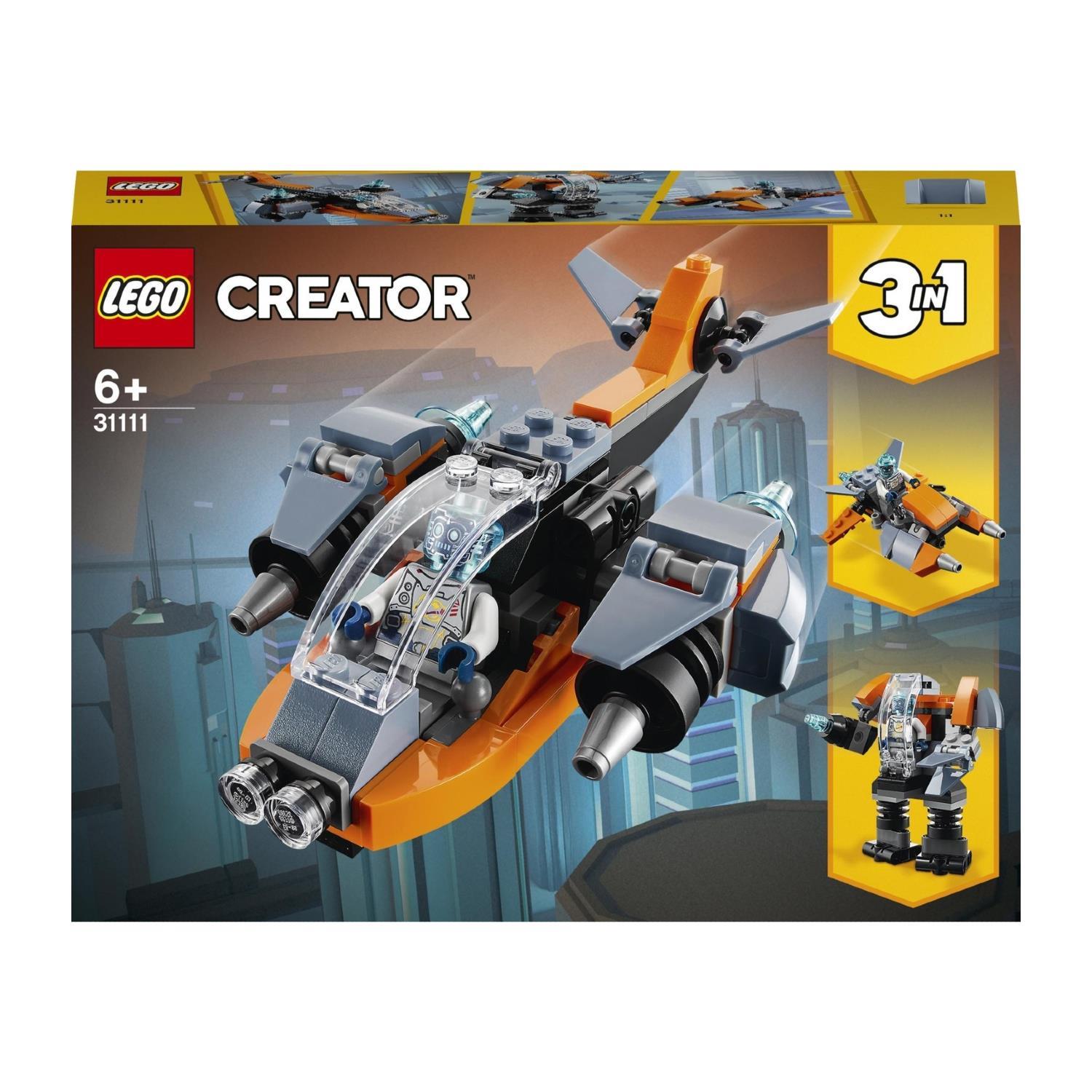 Lego Creator Siber İnsansız Hava Aracı Kod:31111 GKO