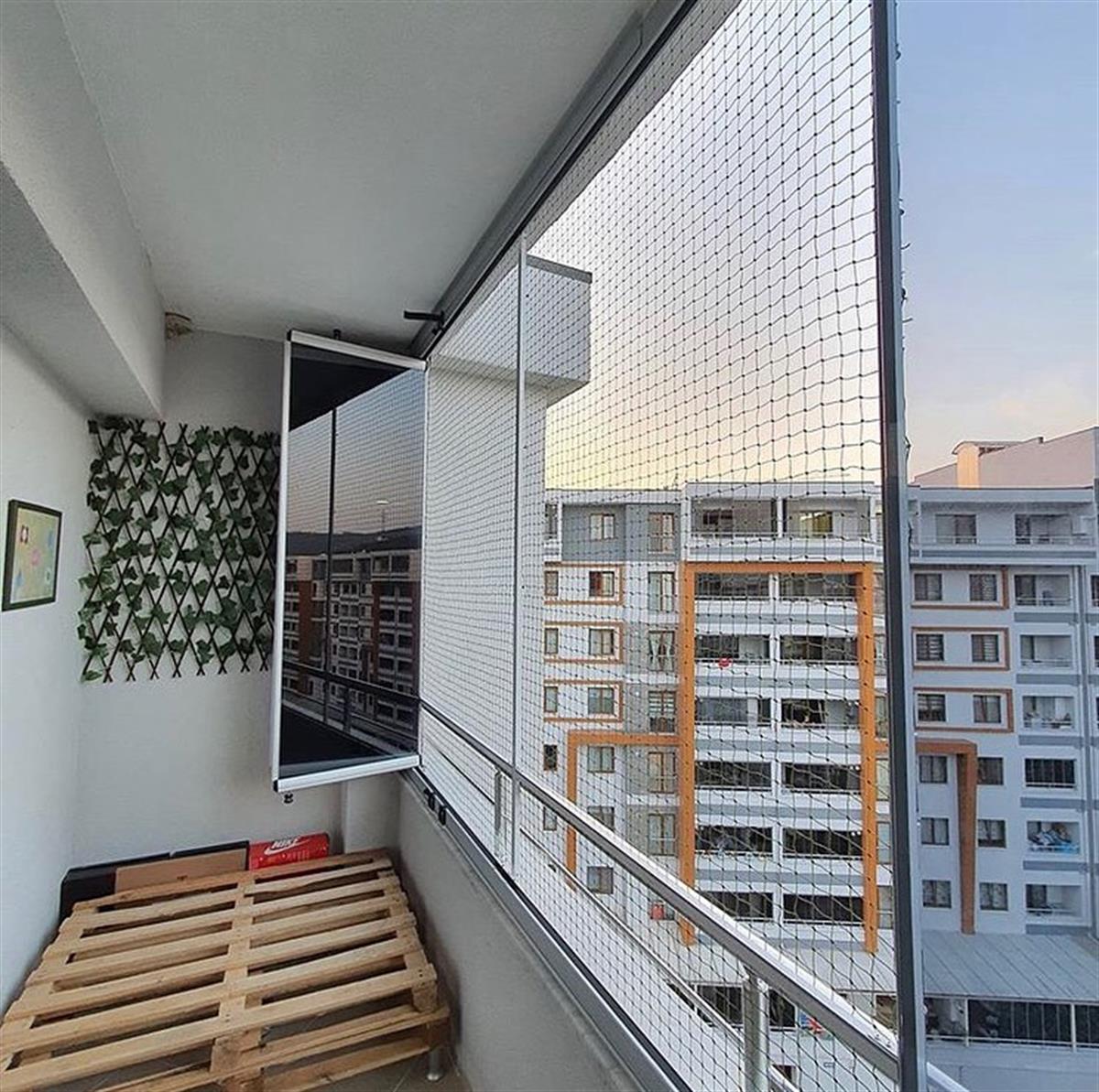 Winblock Pets Balkonlar için Kedi Güvenlik Ağı 200cm x 600cm