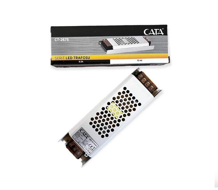 CATA CT-2675 12.5A 12V Ultra Slim LED Trafo – 150W, Klemensli, IP20, 17cm | Sipariş: 444 91 68 ...
