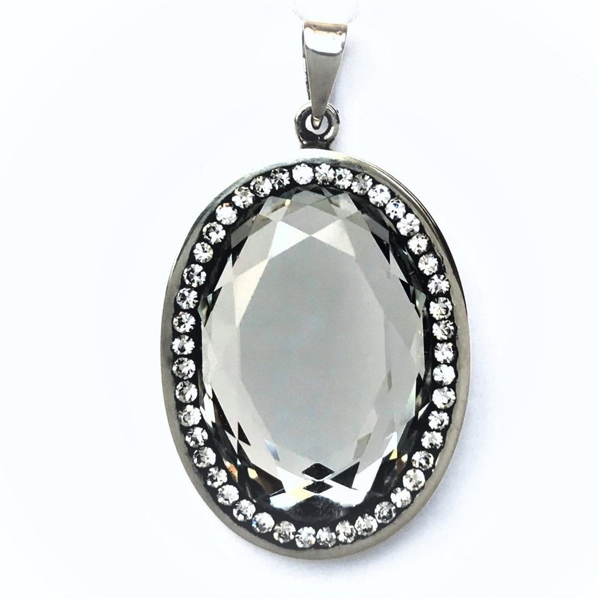 Larentia oval taşlı | Yuka Dükkan