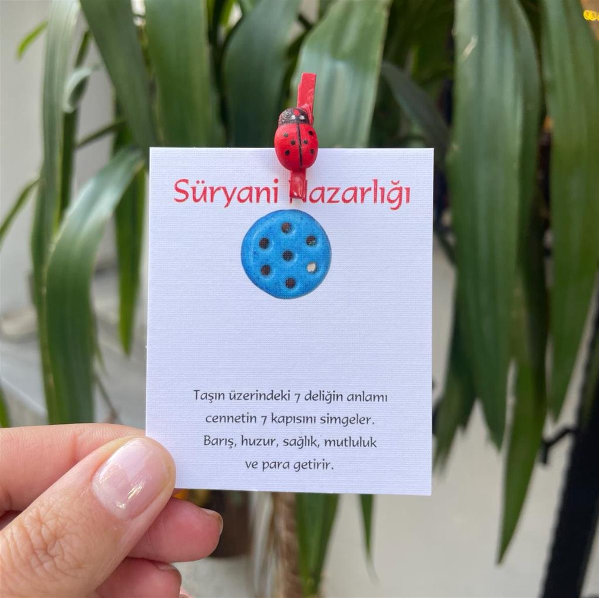 Süryani Nazarlık (7 Göz-Makrome) | Yuka Dükkan