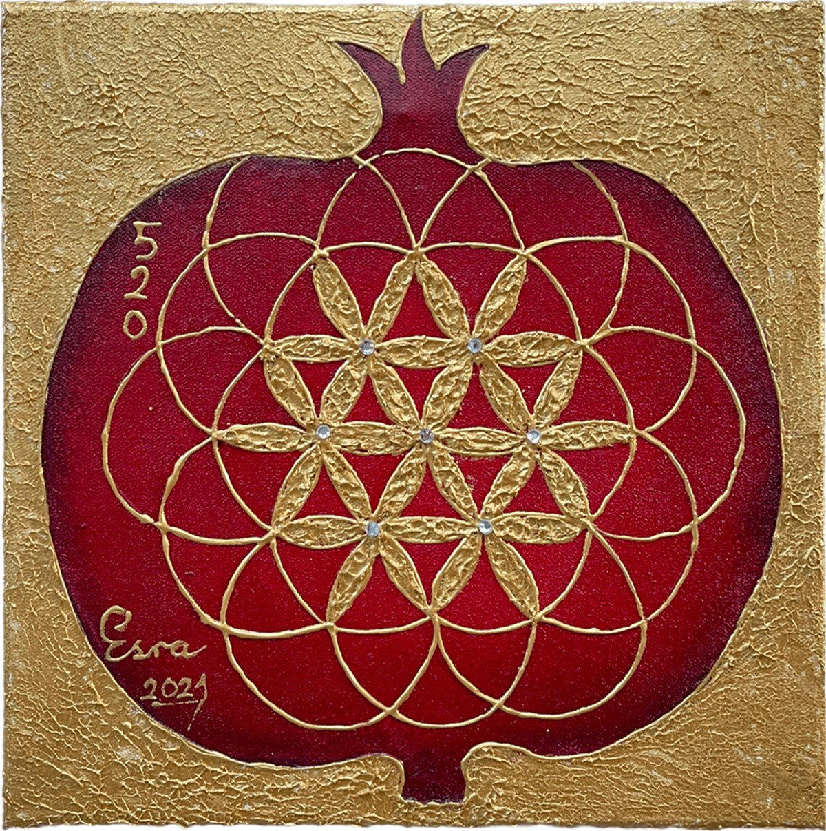 Yaşam Çiçeği Nar Tablo | Yuka Dükkan