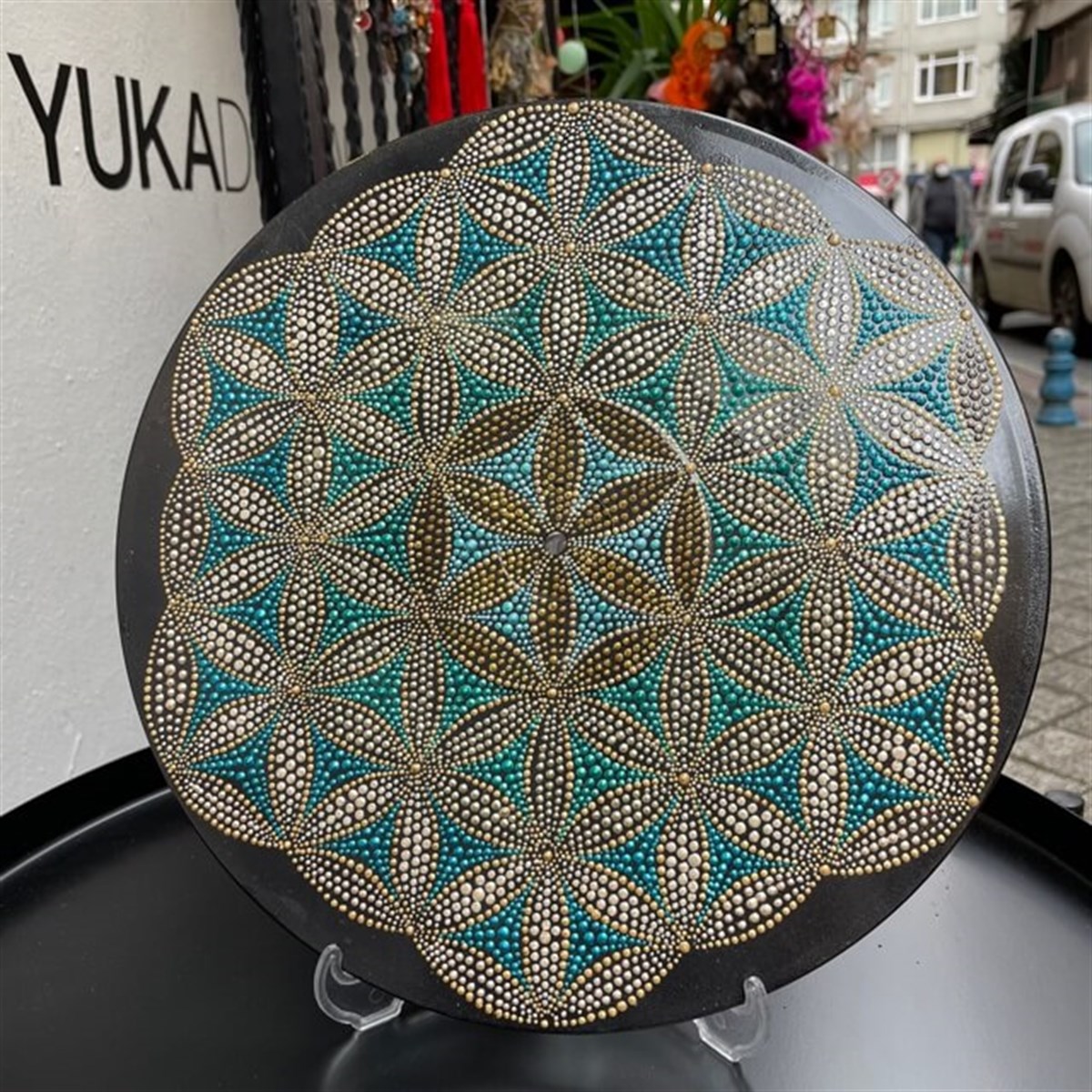 YAŞAM ÇİÇEĞİ PLAK | Yuka Dükkan