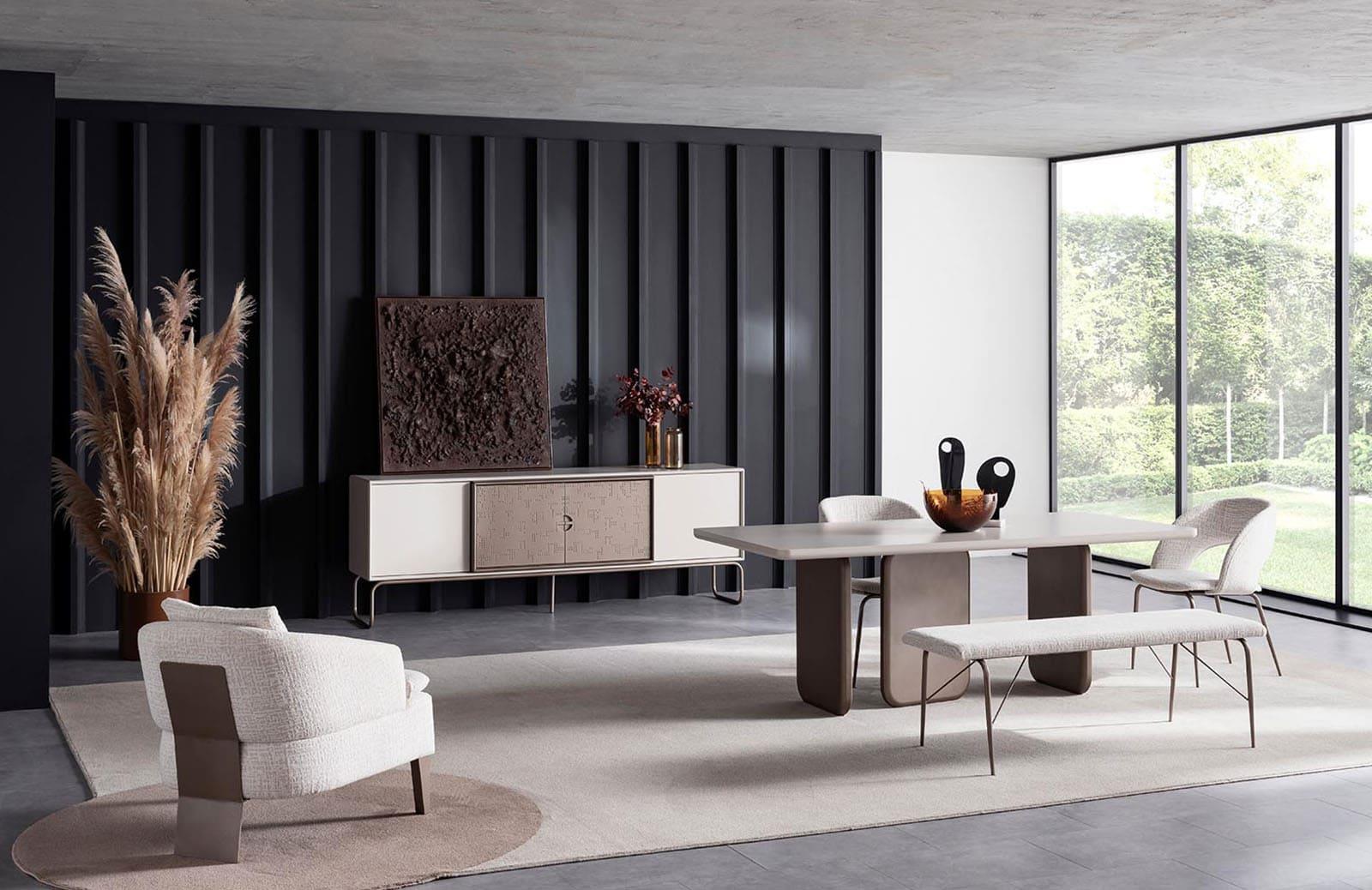 Evaa V2 Yemek Odası Takımı | Engince Mobilya