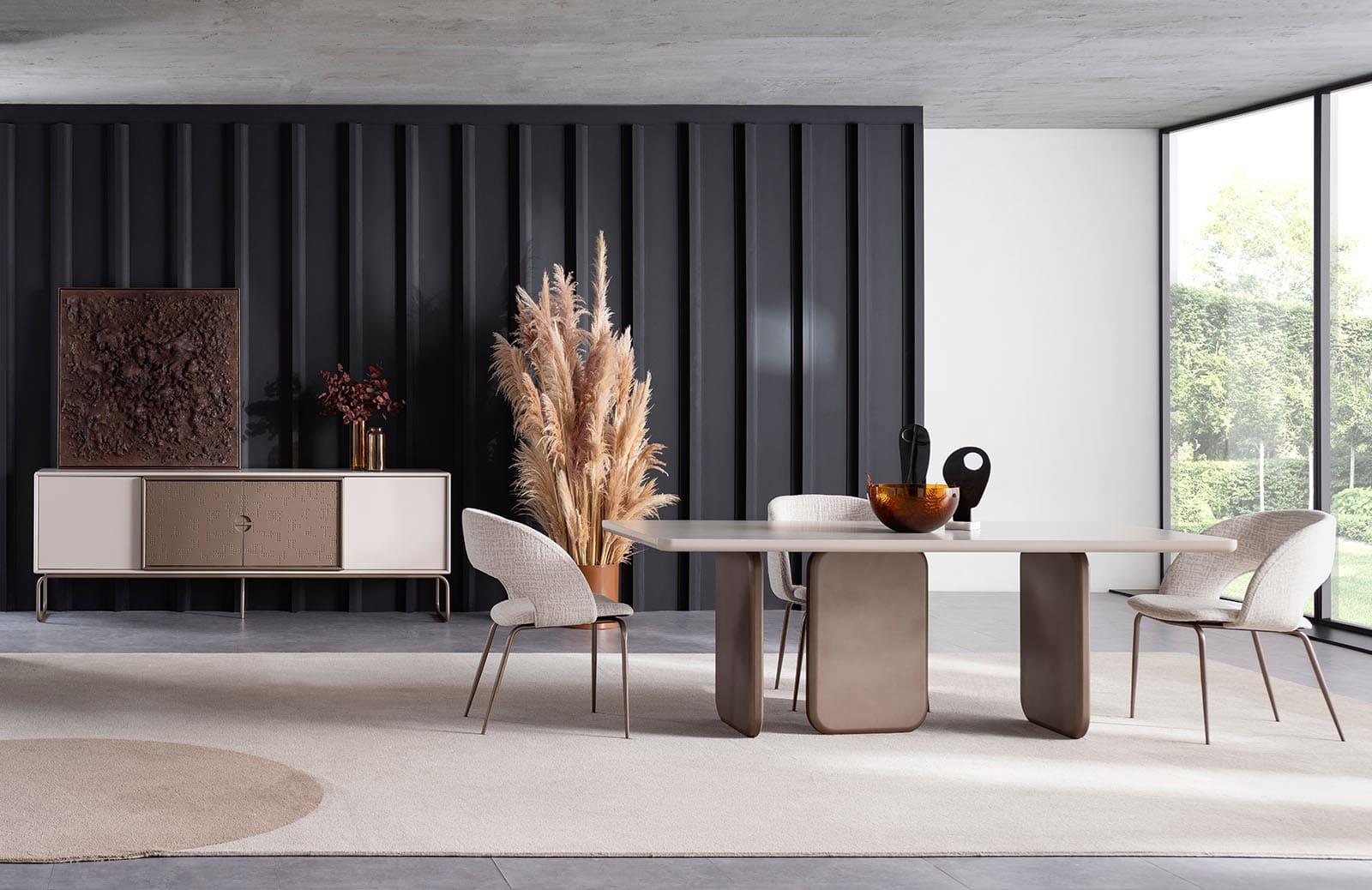 Evaa V2 Yemek Odası Takımı | Engince Mobilya