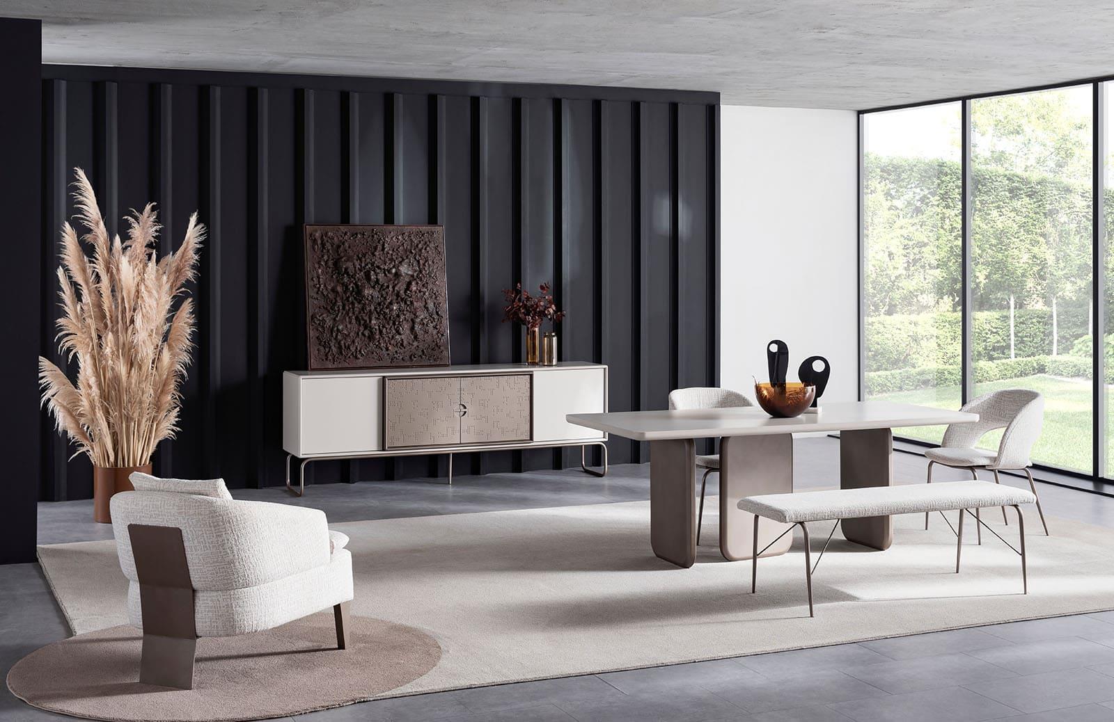 Evaa V2 Yemek Odası Takımı | Engince Mobilya