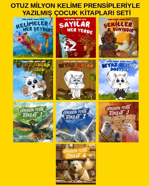 Otuz Milyon Kelime Prensipleriyle Yazılmış Çocuk Kitapları Seti