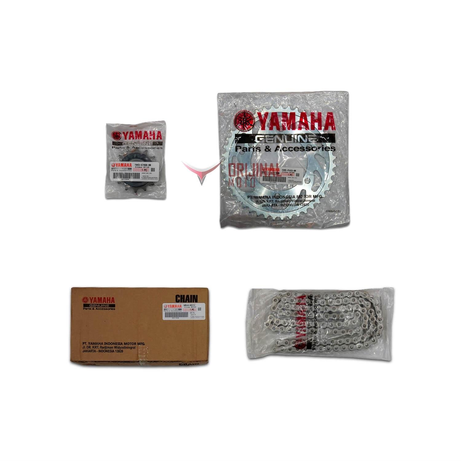 YAMAHA YZF-R25 / MT-25 ZİNCİR DİŞLİ SETİ 2015-2024 | orijinalmoto.com