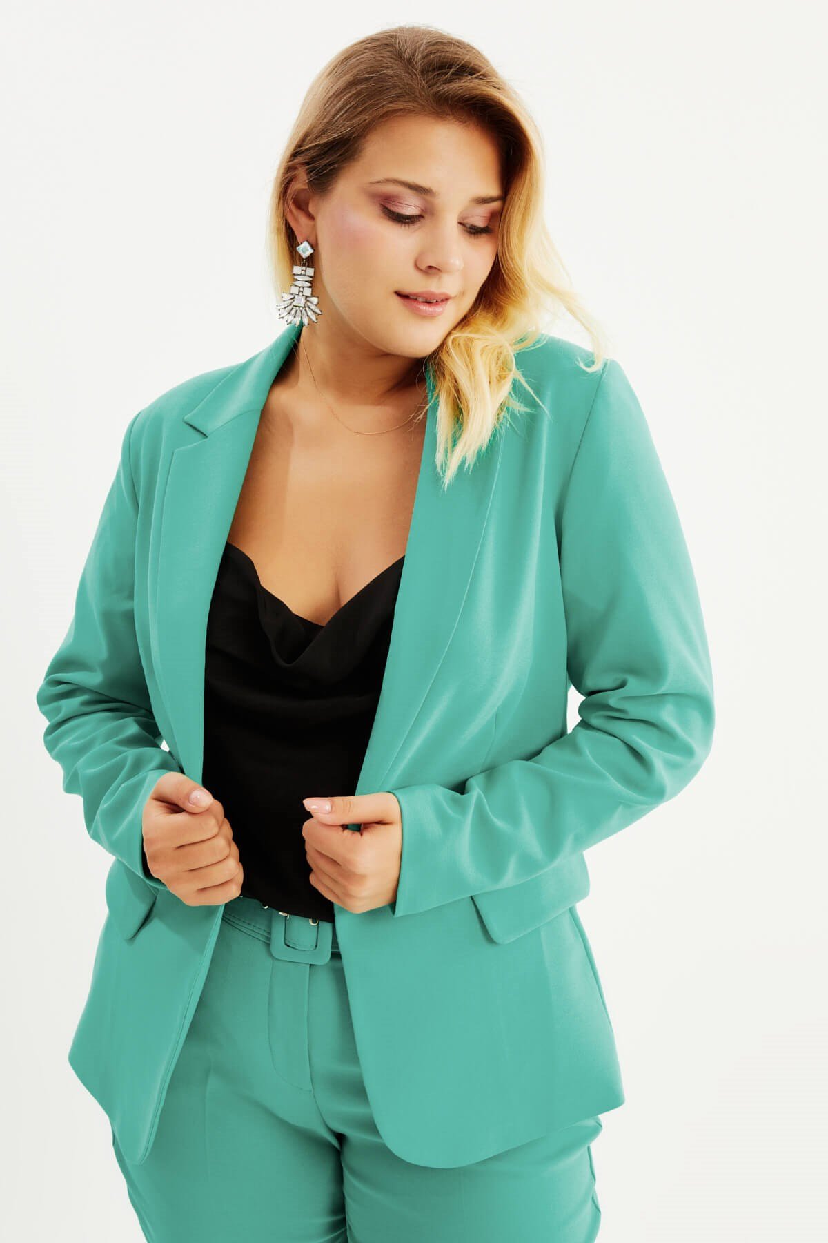 Astarlı Blazer Ceket - Mylinemoda.com