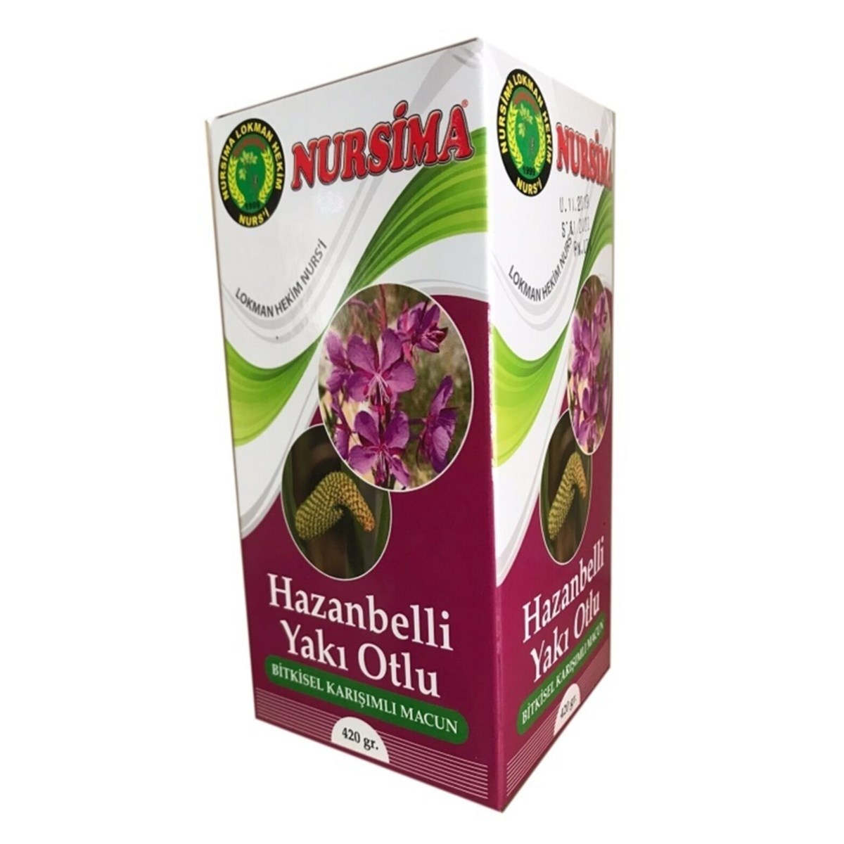 Nursima Hazanbelli Yakıotlu Bitkisel Karışımlı Macun 420 Gram