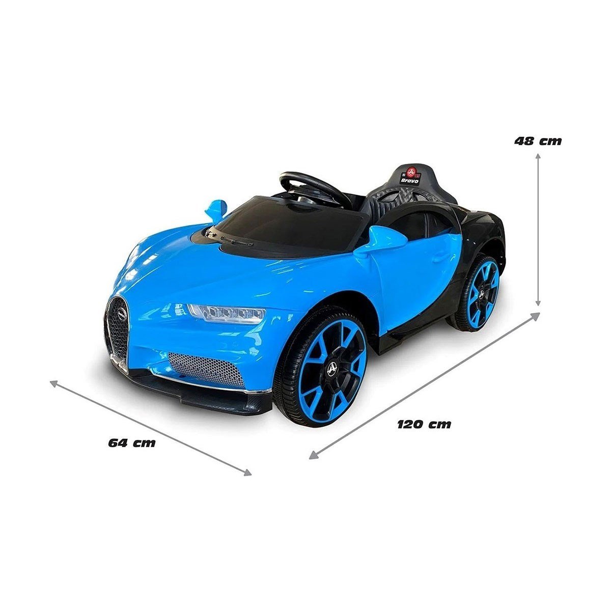 Bravo 4x2 12 Volt Kumandalı Akülü Araba Kırmızı | Mutlu Bebe