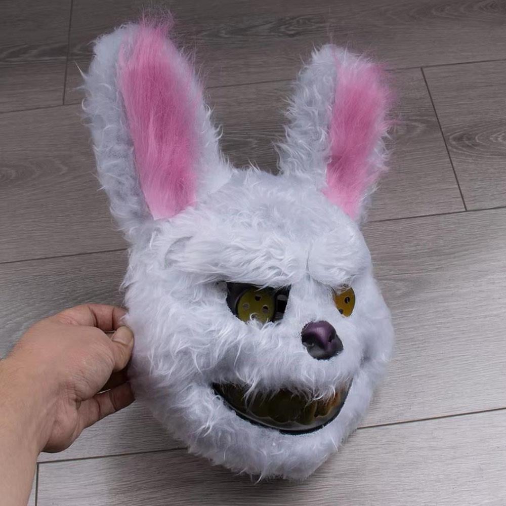 KostümPartim® Halloween Peluş Tavşan Maskesi - Korkutucu Detaylarla ...