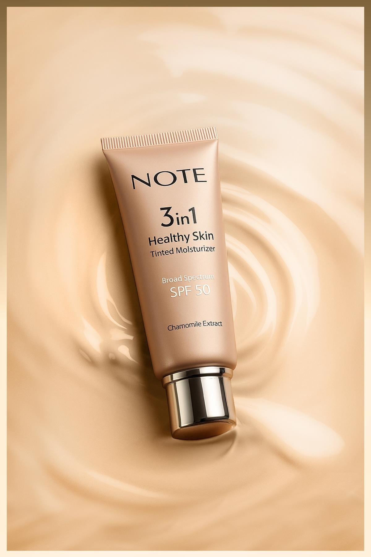 Note 3 in 1 Glowing Skin Tinted Moisturizer 50 SPF+ Işıltılı Aydınlatıcı Krem | Note Cosmeique