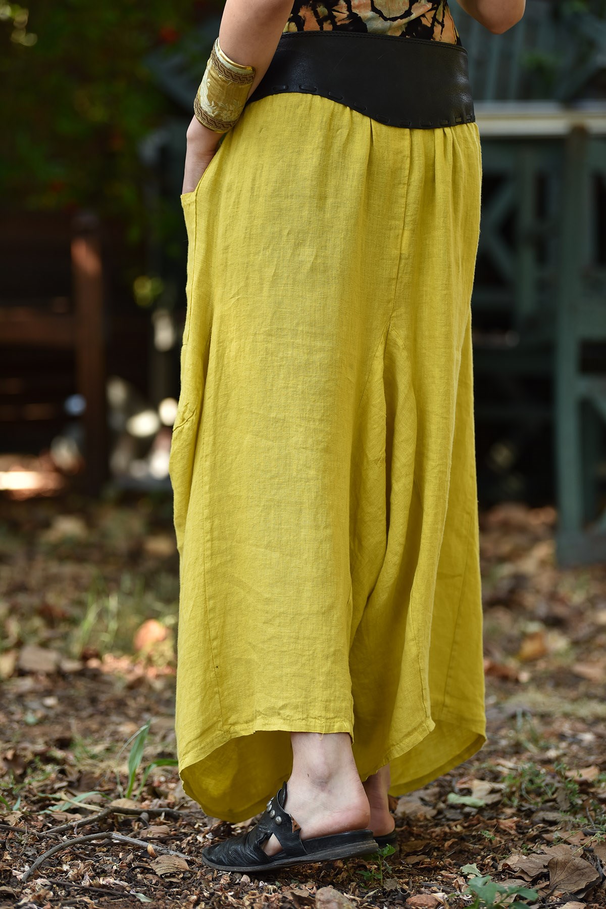 Sarı Kontes Keten Şalvar - Şaman Butik - Bohem Giyim ve Aksesuar ...