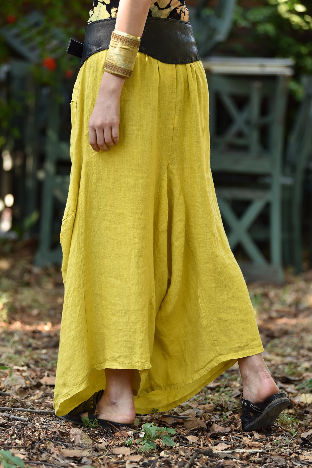 Sarı Kontes Keten Şalvar - Şaman Butik - Bohem Giyim ve Aksesuar ...