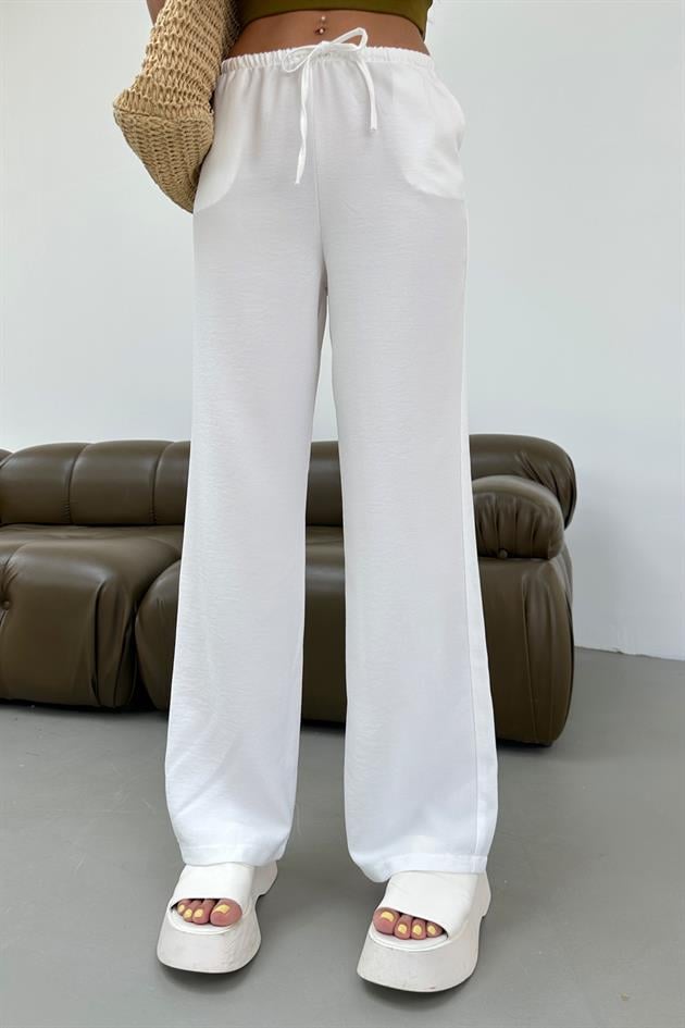 Bağcıklı Floud Pantolon - My Love Butik | Modadaki Göz Alıcı Şıklık