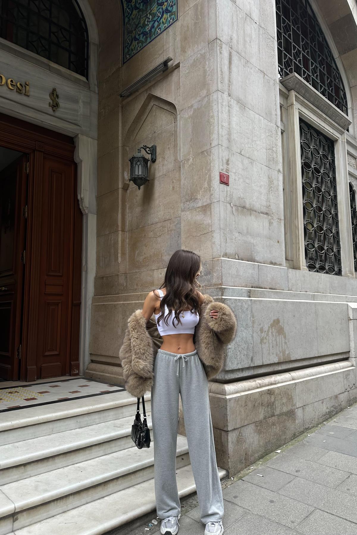 Bağcıklı Triko Pantolon - My Love Butik | Modadaki Göz Alıcı Şıklık