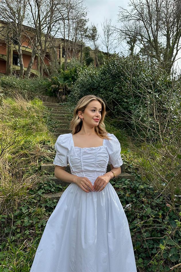 Arkası Gipe Detaylı Elbise - My Love Butik | Modadaki Göz Alıcı Şıklık