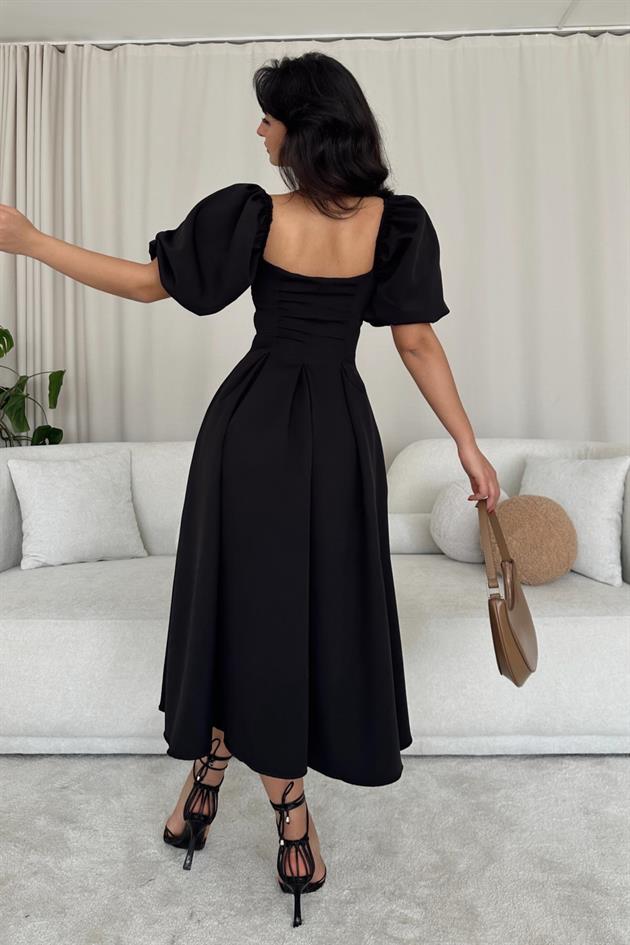 Balon Kollu Prenses Elbise - My Love Butik | Modadaki Göz Alıcı Şıklık