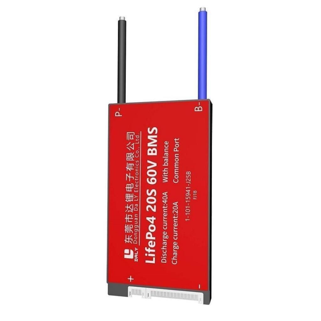 DALY LiFePO4 BMS 20S 60V 40A Balanslı Ortak Port