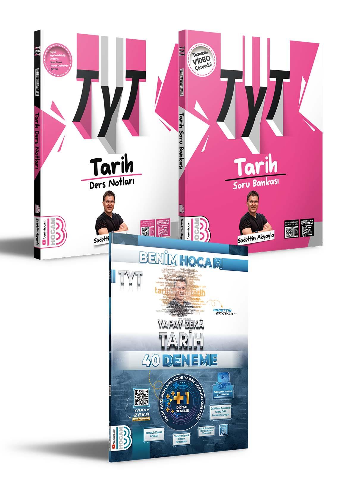 2024 TYT Tarih 3'lü Set Benim Hocam Yayınları