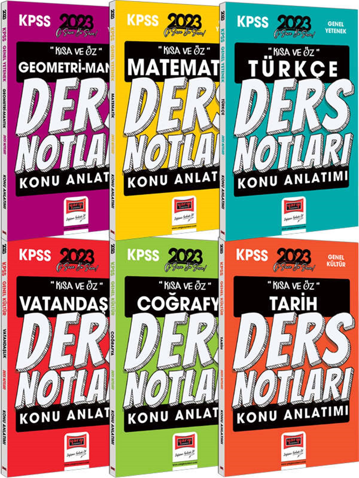 Yargı Yayınları 2023 KPSS GY GK Kısa ve Öz Ders Notları Seti Yargı Yayınları 2023 KPSS GY GK Kısa ve Öz Ders Notları Seti