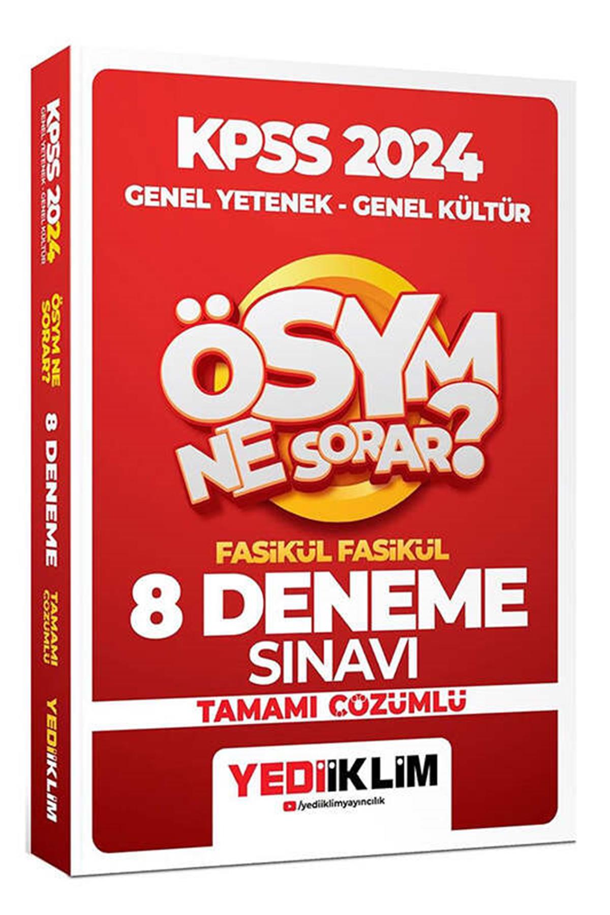 Yediiklim Yayınları 2024 Kpss Ösym Ne Sorar Genel Yetenek Genel Kültür ... Yediiklim Yayınları 2024 Kpss Ösym Ne Sorar Genel Yetenek Genel Kültür ...
