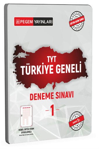Pegem Akademi Yayıncılık TYT Türkiye Geneli Deneme Sınavı 1 Pegem Akademi Yayıncılık TYT Türkiye Geneli Deneme Sınavı 1