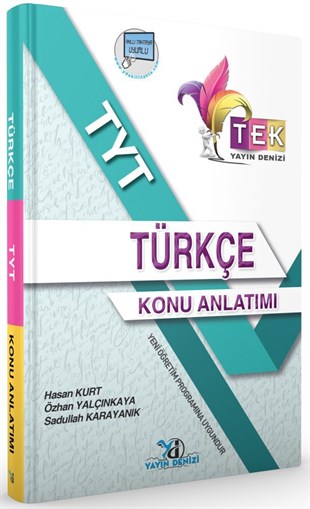 Yayın Denizi TYT TEK Serisi Türkçe Konu Anlatımlı Yayın Denizi TYT TEK Serisi Türkçe Konu Anlatımlı