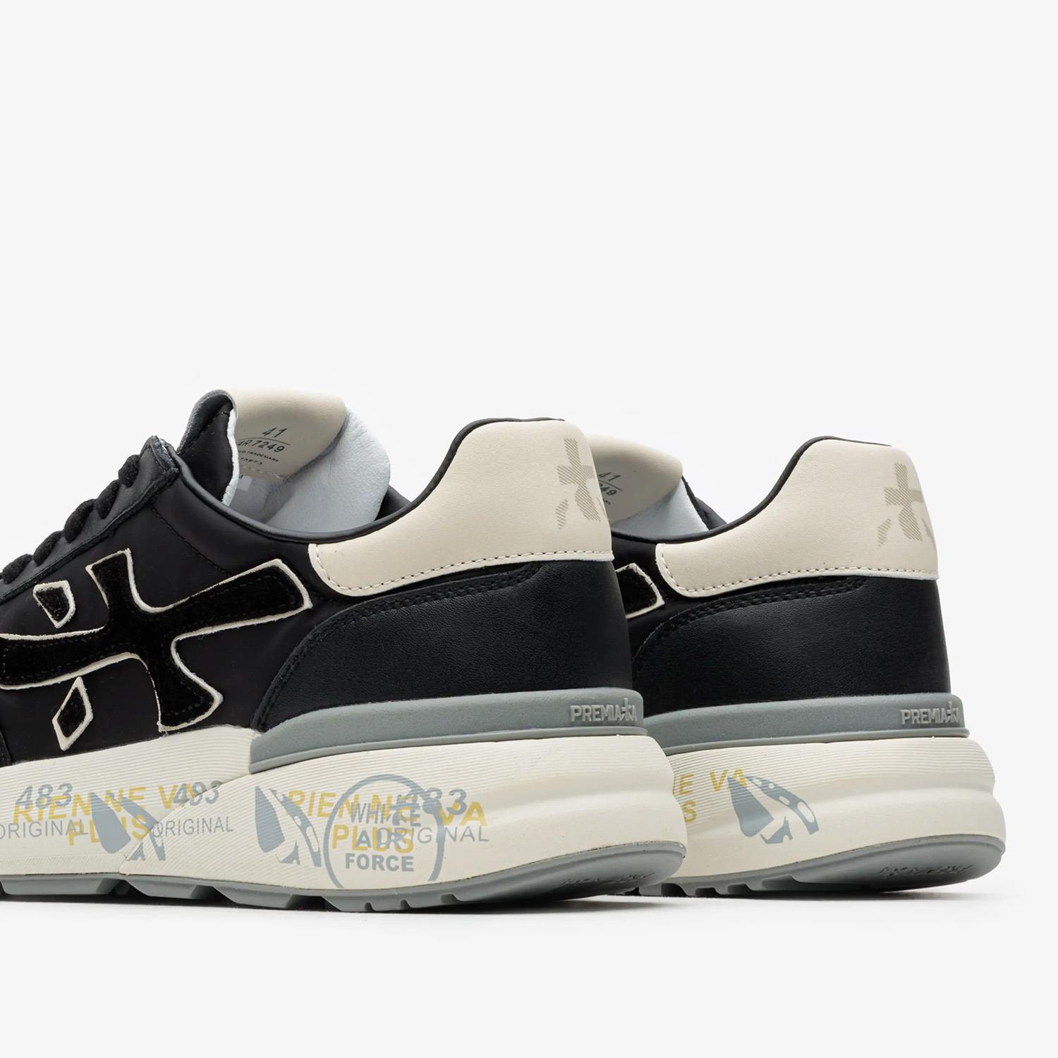 Premiata Siyah Mick 7249 Erkek Sneaker | Flower Ayakkabı