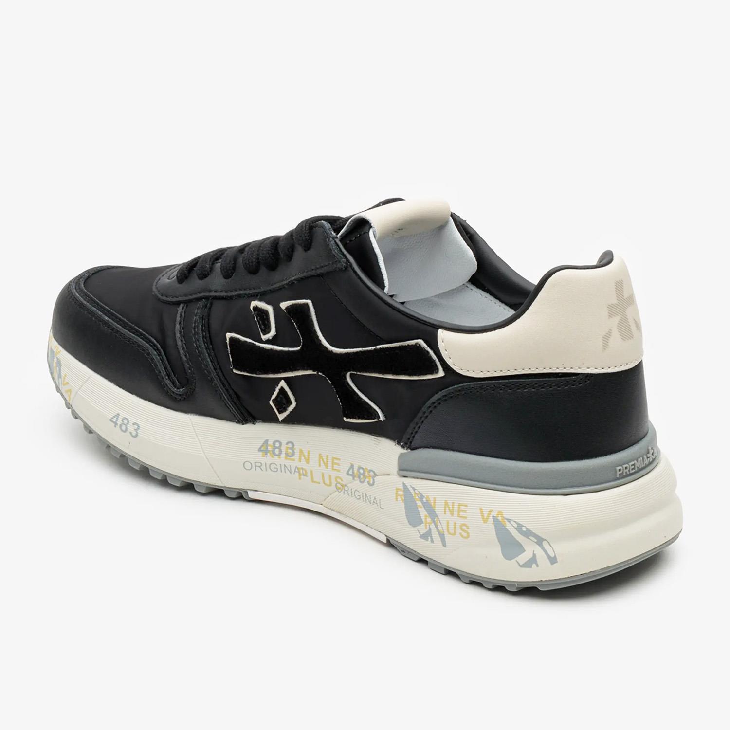 Premiata Siyah Mick 7249 Erkek Sneaker | Flower Ayakkabı