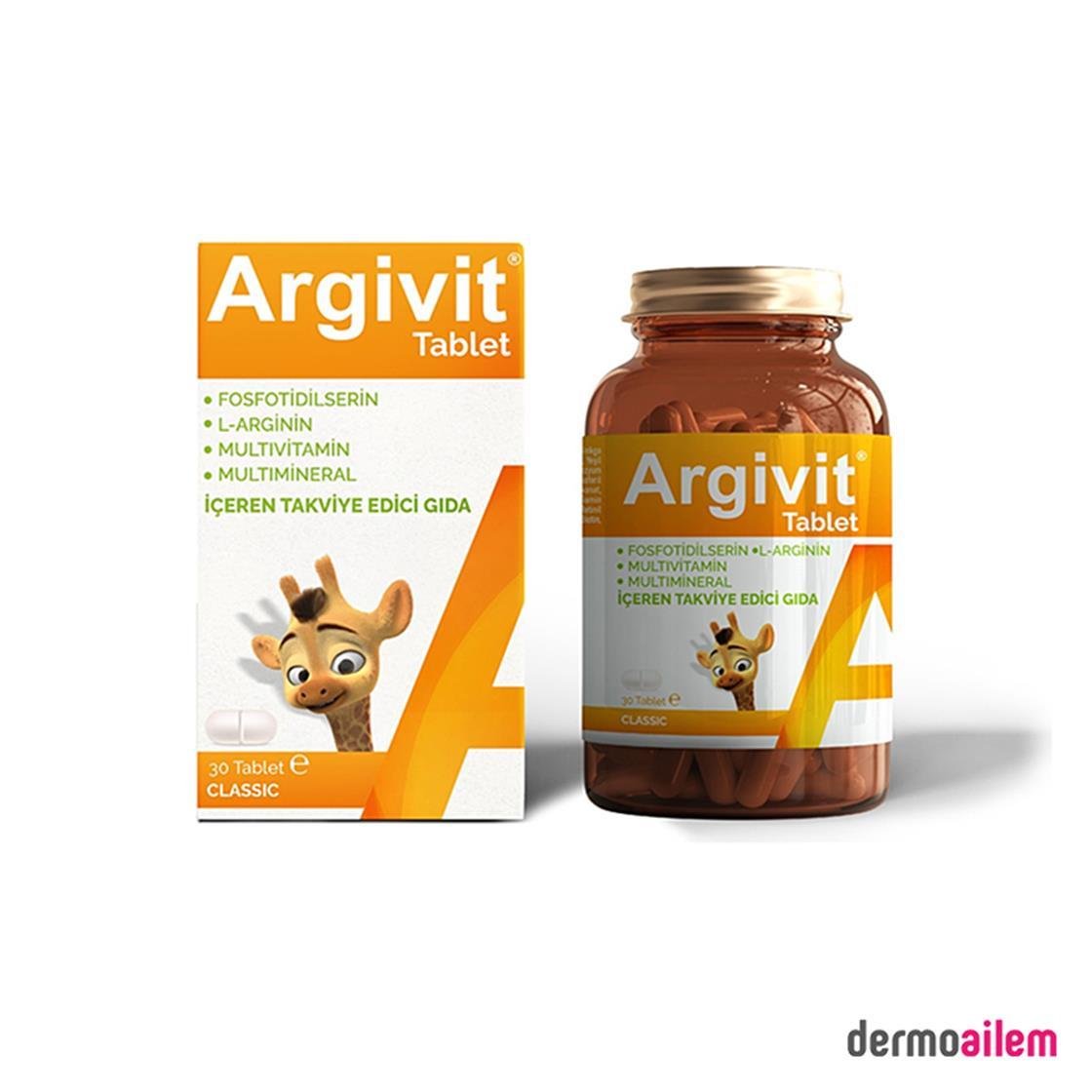 Argivit Multivitamin 30 Tablet | Dermoailem