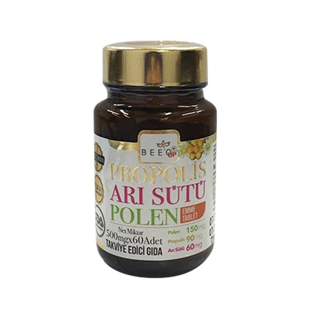 Bee'o Up Propolis Ve Arı Sütü Emme Tablet 60 Tablaet | Dermoailem