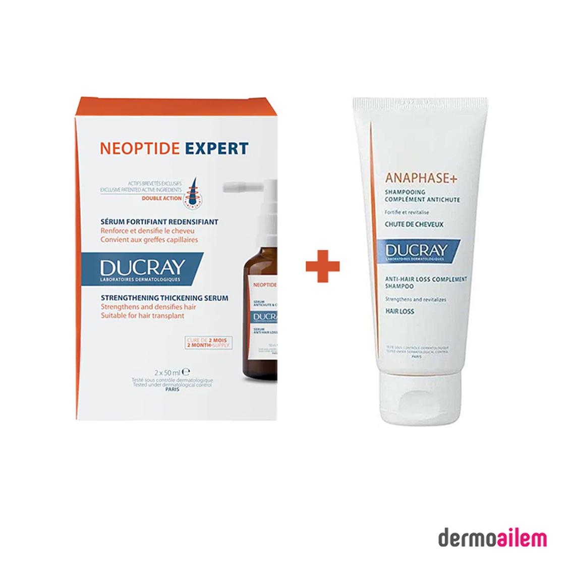 Ducray Neoptide Expert 2x50 ML Anaphase+ Şampuan Hediye | Dermoailem