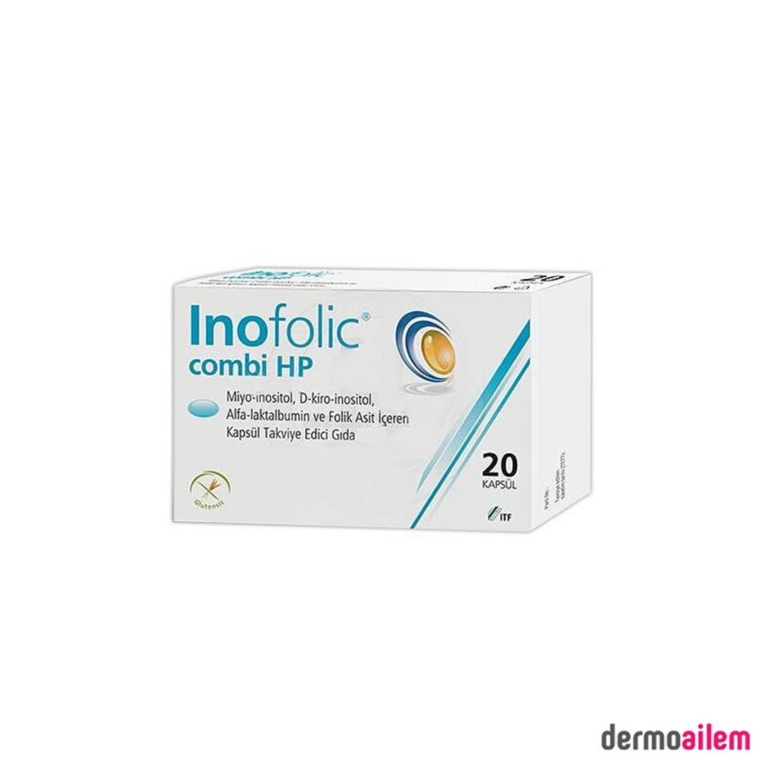 İnofolic Combi HP 20 Kapsül | Dermoailem