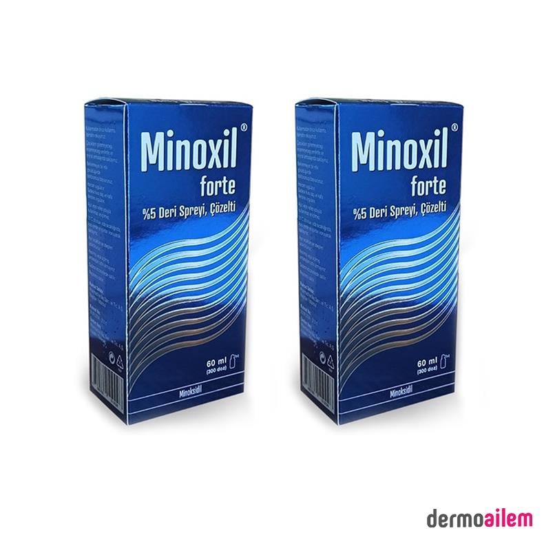 Minoxil Forte Deri Spreyi %5 60 ml 2 Adet Ürünü Fiyatları İndirimli ...
